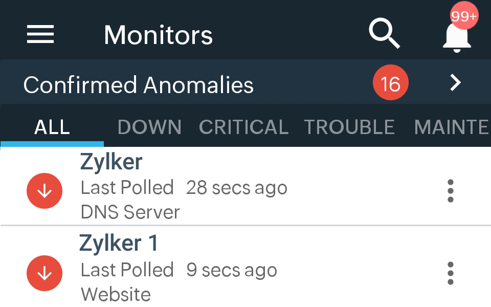 Android App | Site24x7