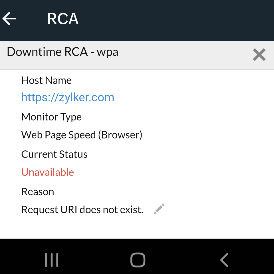 Android App | Site24x7