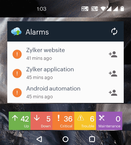Android App | Site24x7