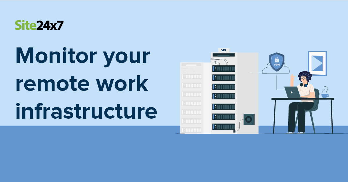 Monitoring the infrastructure that supports remote work with Site24x7 ...