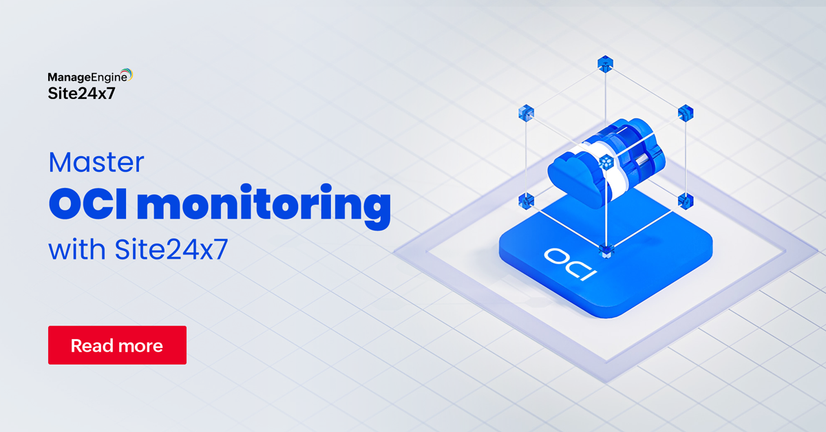 Oracle Cloud Infrastructure monitoring