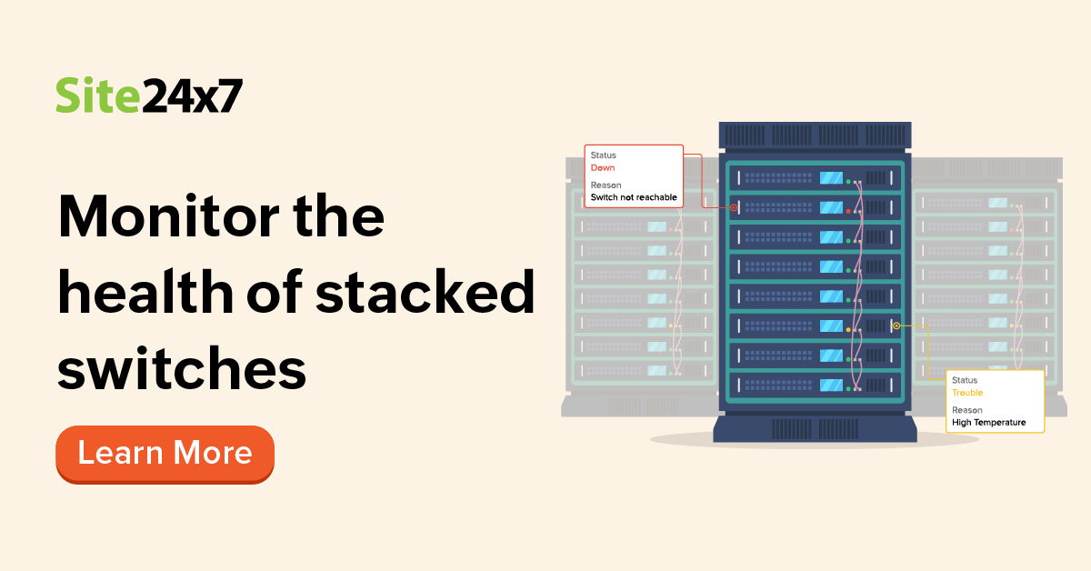 Switch Stack Monitoring Monitor Stack Switches With Site24x7 6469